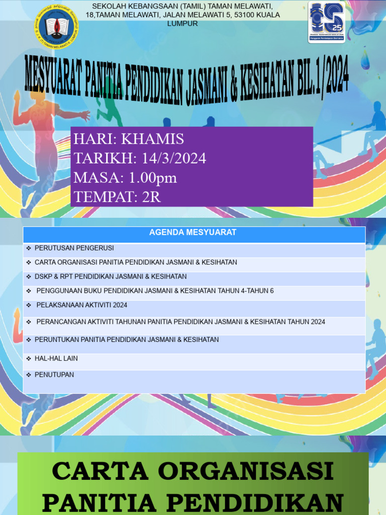 MESY PANITIA PJK BIL 1 (4) .PPTX 2024 | PDF
