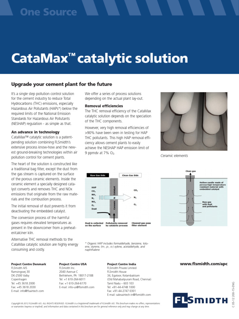 Cata Max C051220015 ENG | PDF | Air Pollution | Catalysis