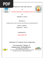 Template For Preparing TANSCST Proposal | PDF | Machining | Mechanical ...