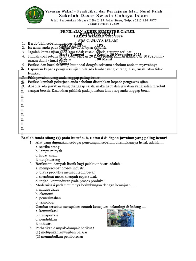 IPS Pas Ganjil | PDF