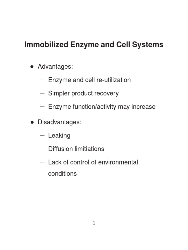 Immb.-Cell+Enzyme | PDF | Diffusion | Physical Sciences