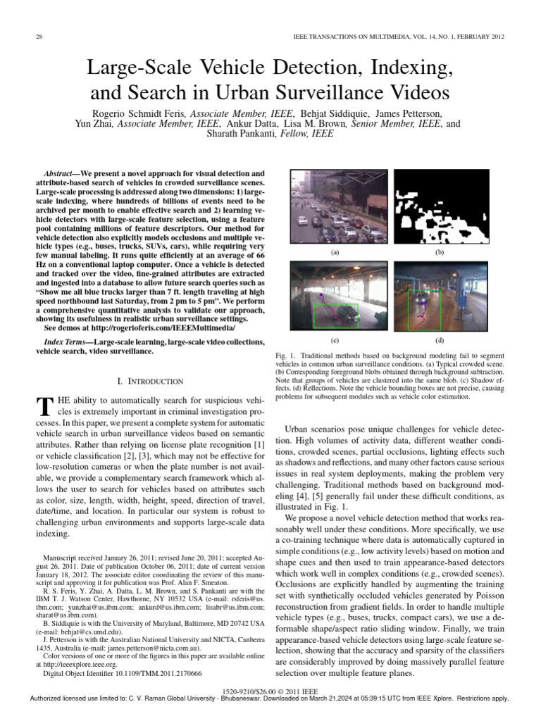 Vehicle Detection 1 | PDF | Computer Vision | Camera