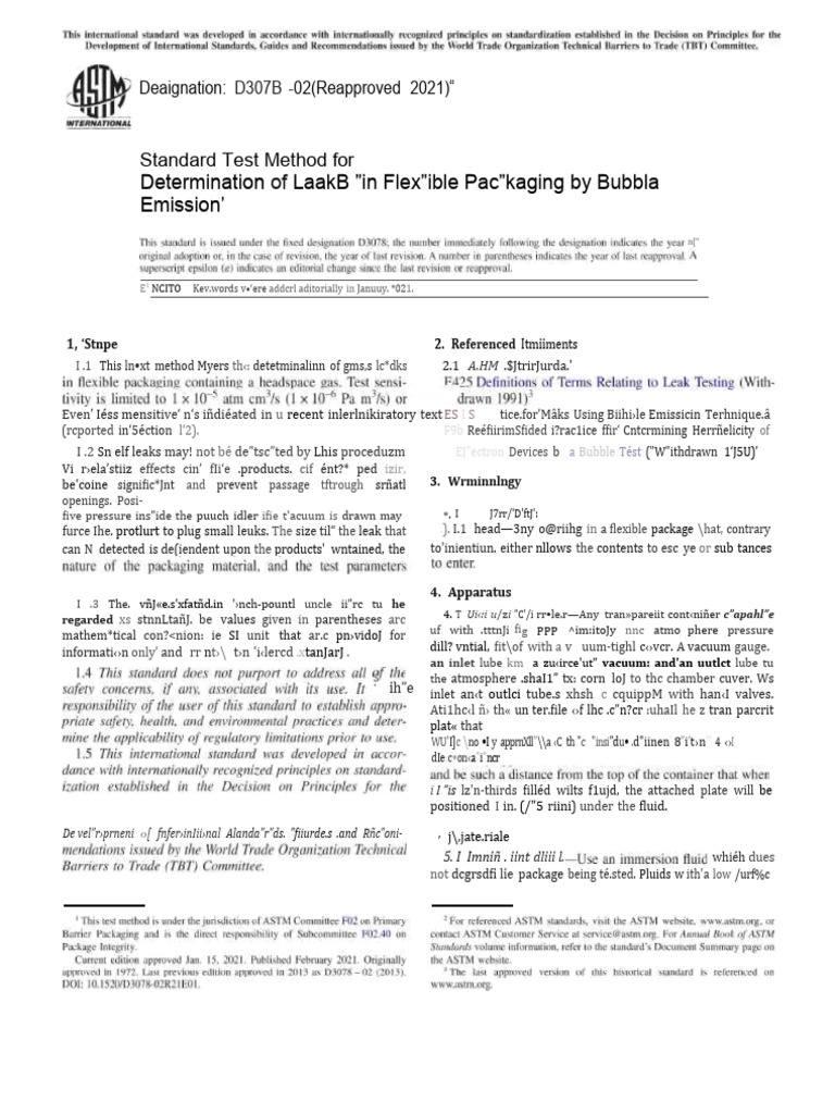 PDF Astm d3078 02 2021 E1 | PDF