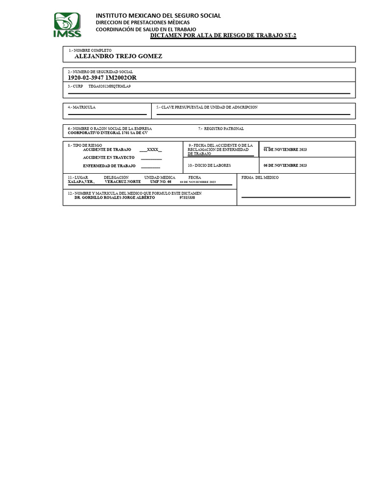 ST2 Alta en Blanco | PDF