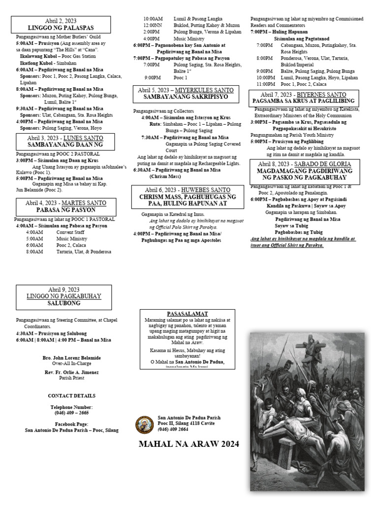 Mahal Na Araw 2024 | PDF