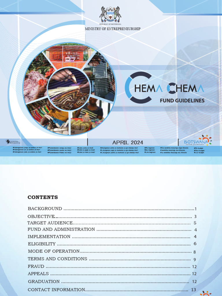 Chema Chema Fund Guidlines | PDF | Entrepreneurship | Debt