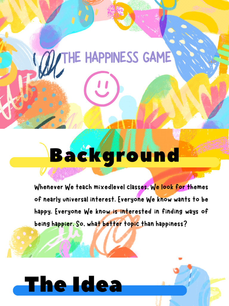 Happiness Game | PDF | Happiness | Learning