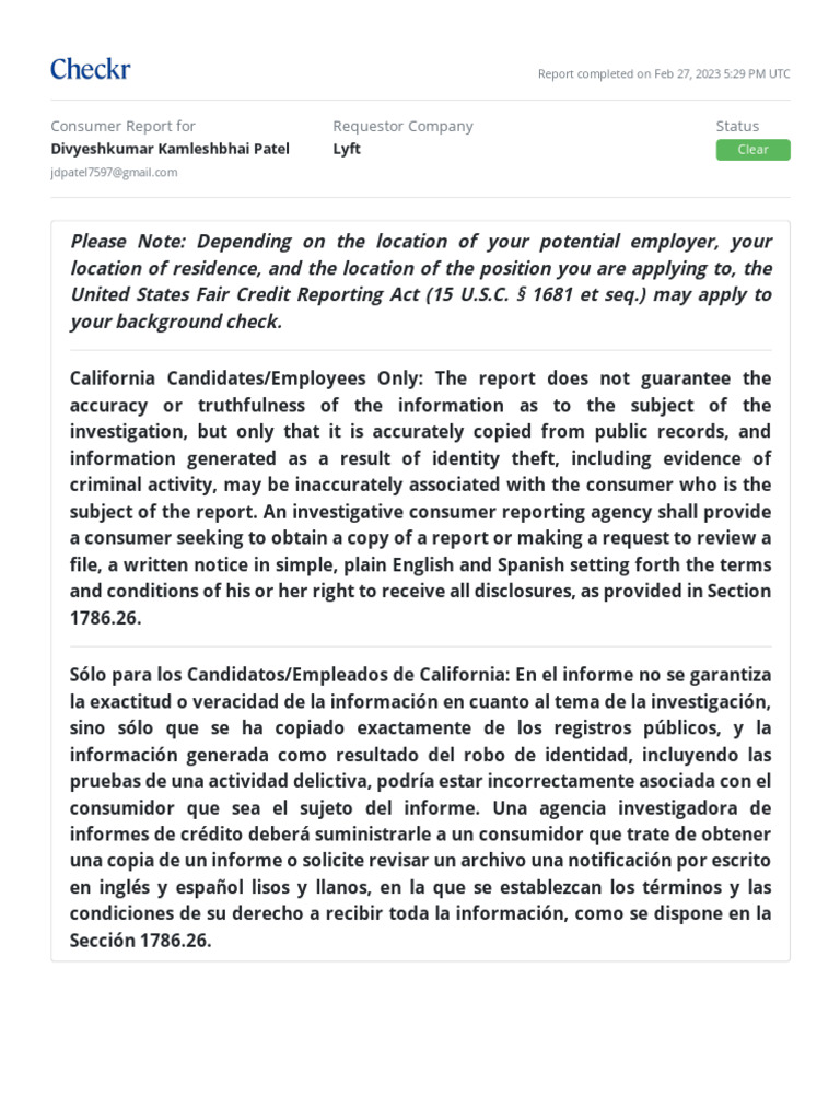 International Report | PDF | Criminal Record | Common Law