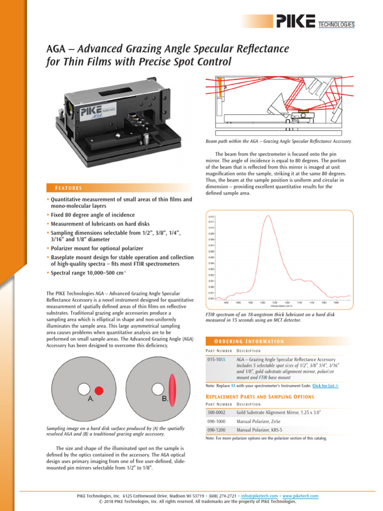 PIKE AGA Data Sheet | PDF | Observational Astronomy | Optics