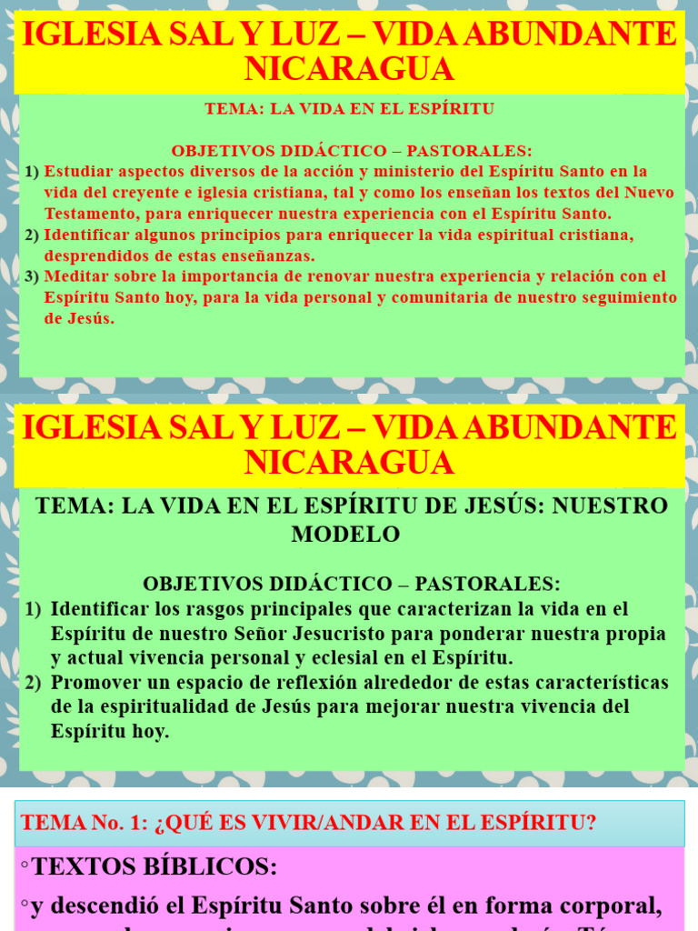 ES - Tema II - La Espiritualidad de Jesús | PDF | Jesús | espíritu Santo