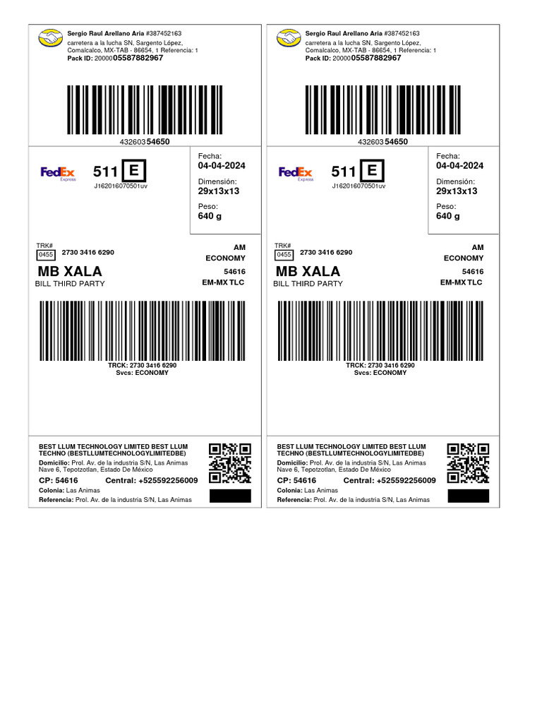 Shipment Labels 240404200532 | PDF