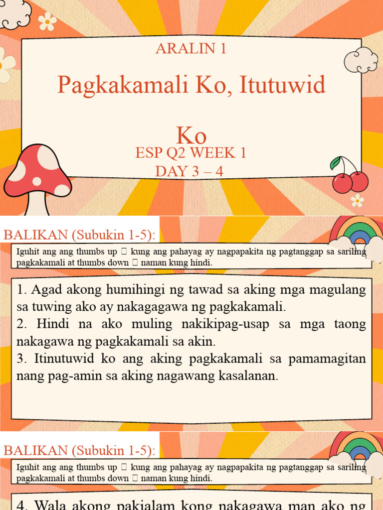 Esp q2 w1 Day 3-4 | PDF