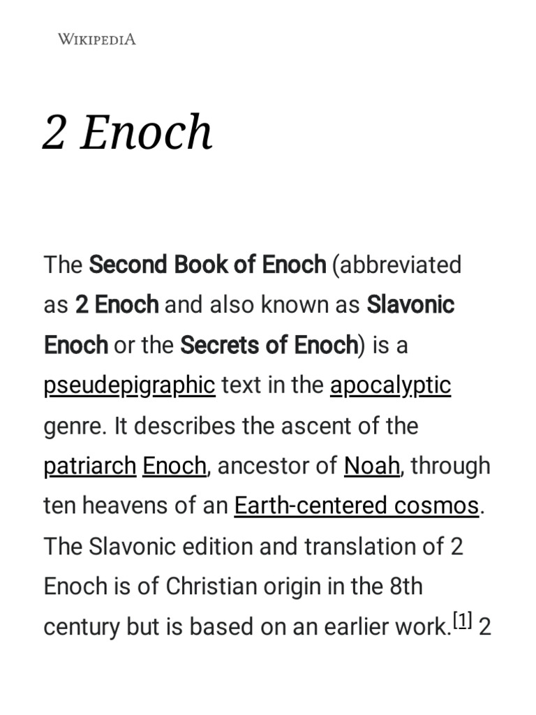 2 Enoch | PDF