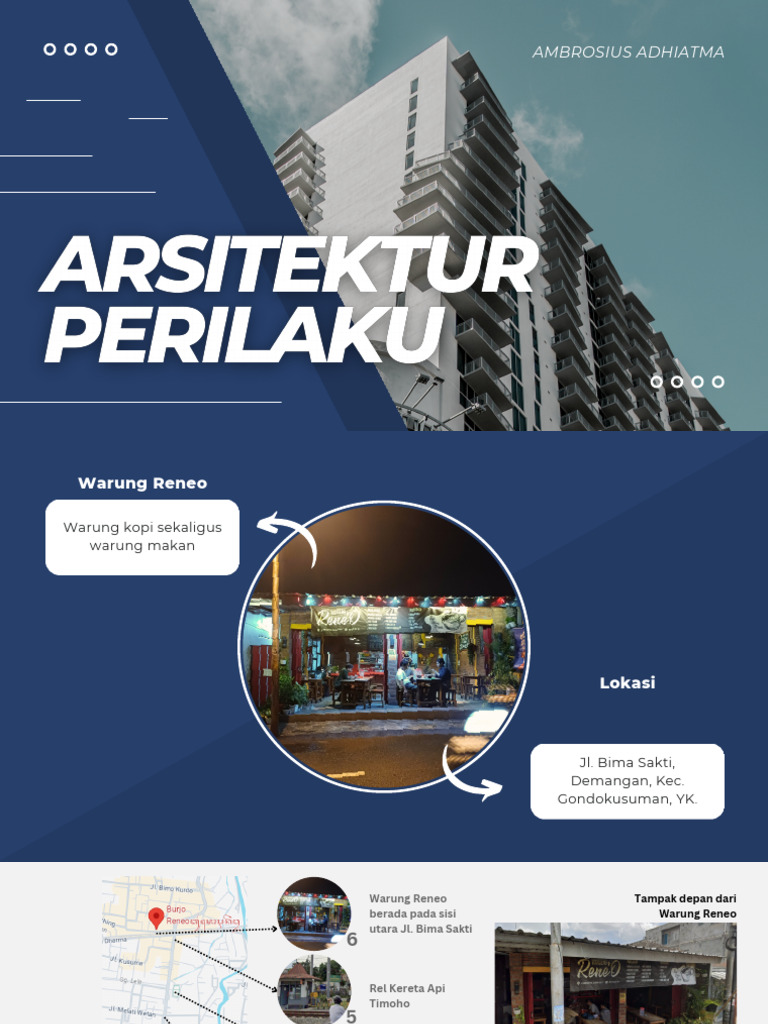 Arsitektur Perilaku Warung Reneo | PDF