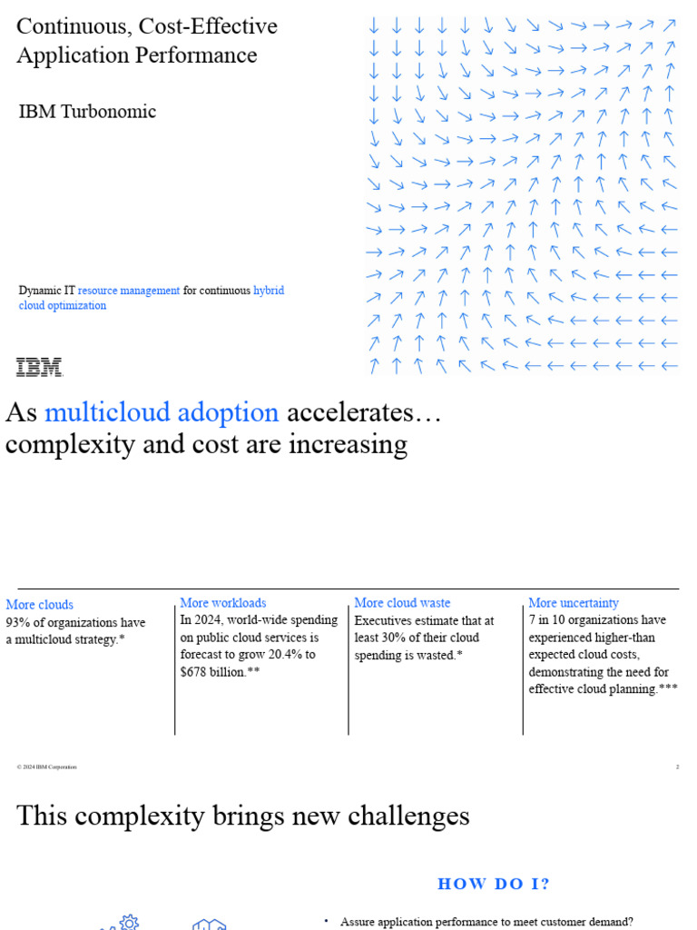 Ibm Turbonomic 101 Client Presentation Pdf Cloud Computing Business
