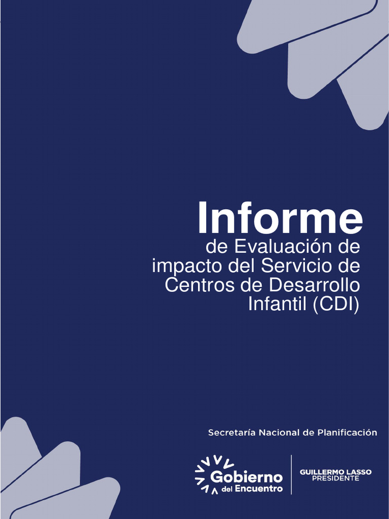 Informe Evalucion Cdi VF 21oct22 | PDF | Planificación | Presupuesto