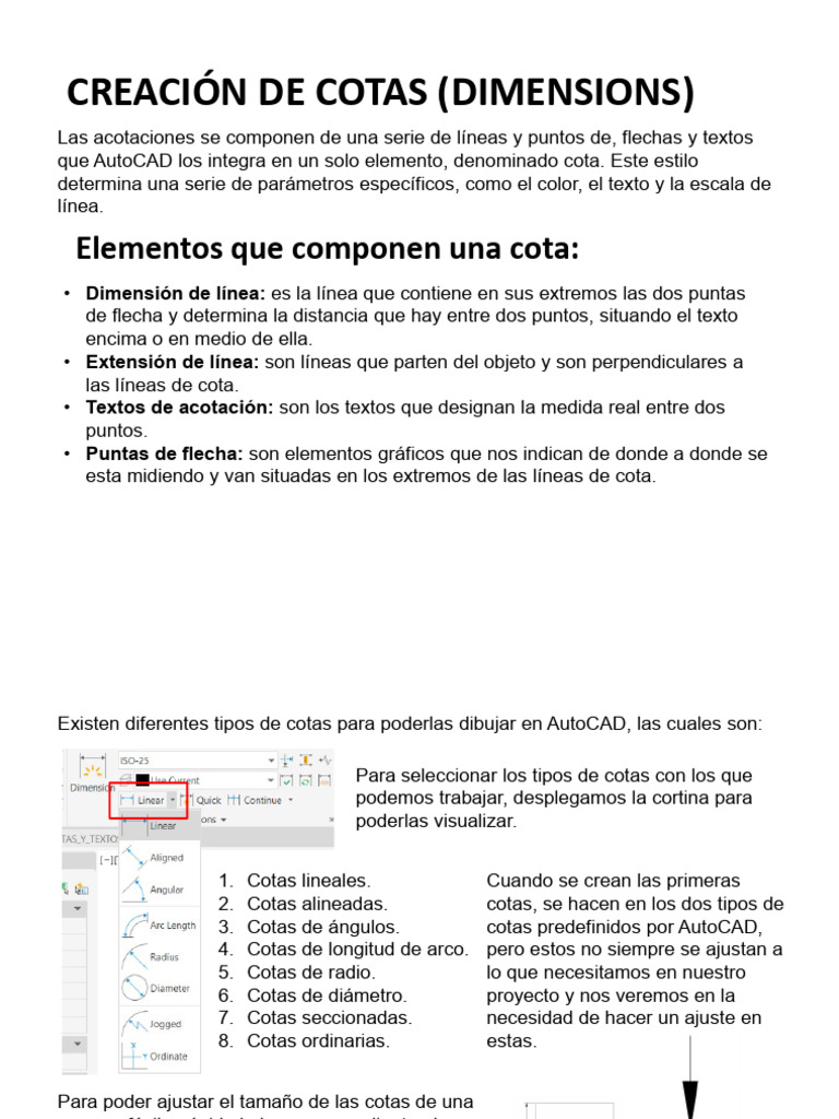 Guía de Creación y Estilos de Cotas en AutoCAD | PDF | Ventana (informática)