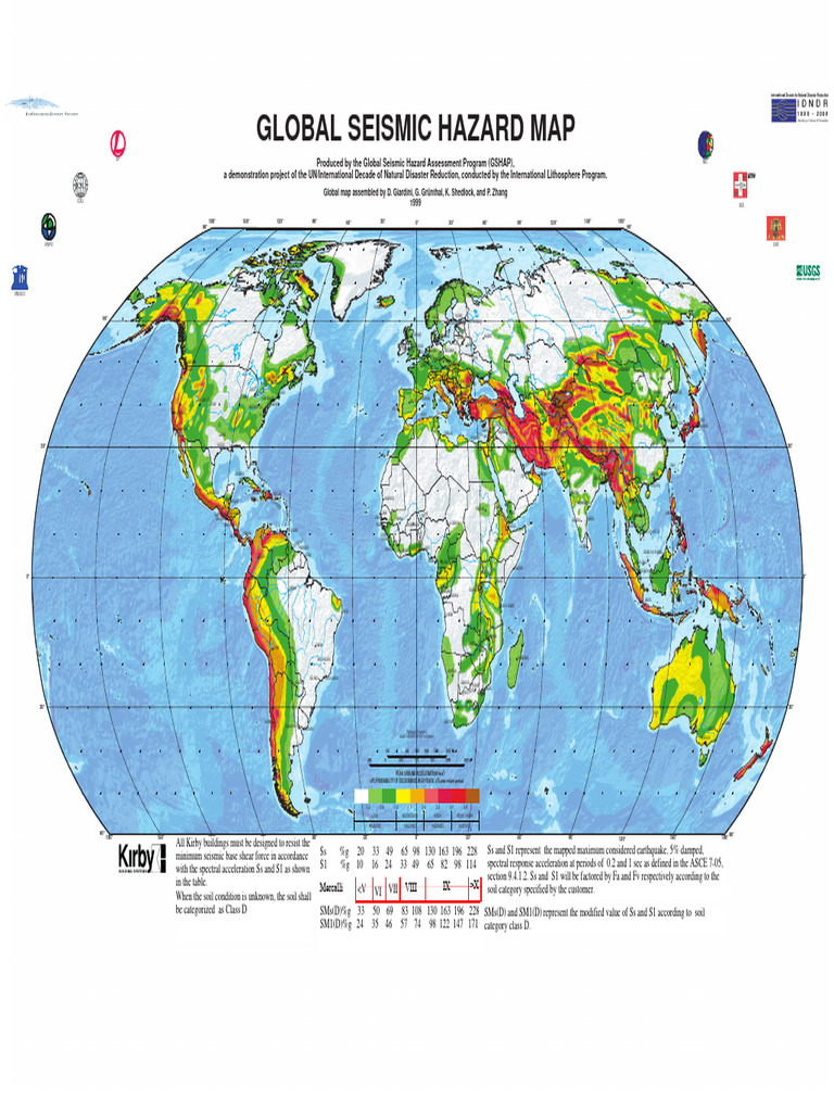 Global Seismic Hazard Map Overview | PDF | Risk Management | Natural ...