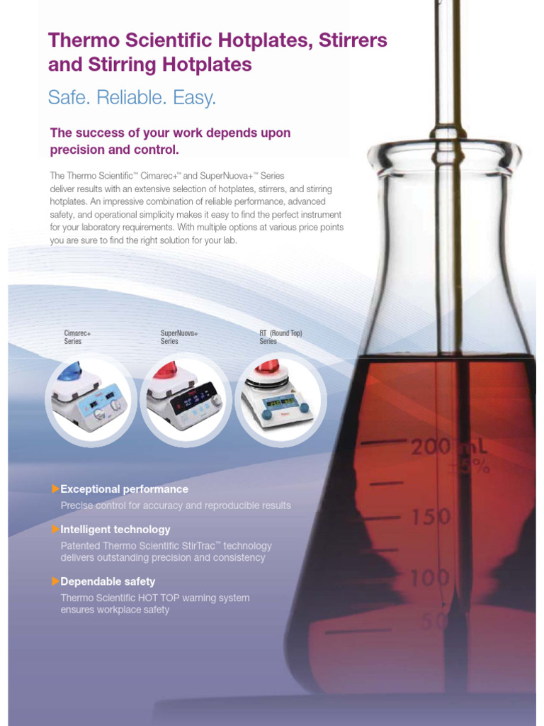 Equipo Agitador S88857105 Thermo Scientific Brochure | PDF ...