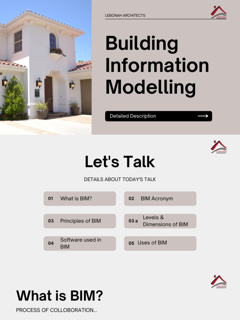 Building Information Modelling: Detailed Description | PDF | Building ...
