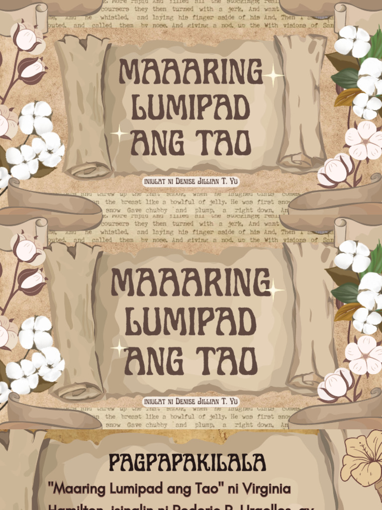 Maaaring Lumipad Ang Tao | PDF
