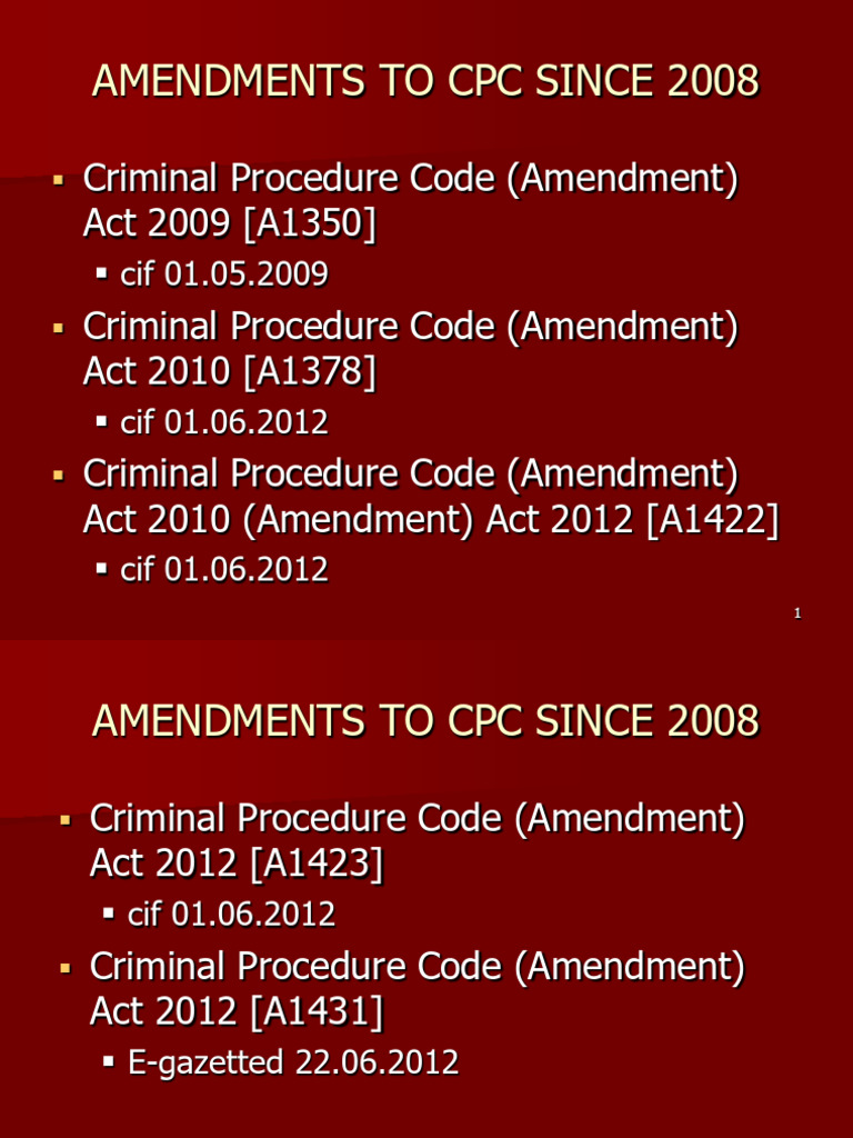 Amendments To CPC | Download Free PDF | Plea Bargain | Plea