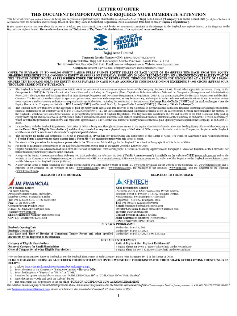 Bjalb Lof | PDF | Share Repurchase | Stocks