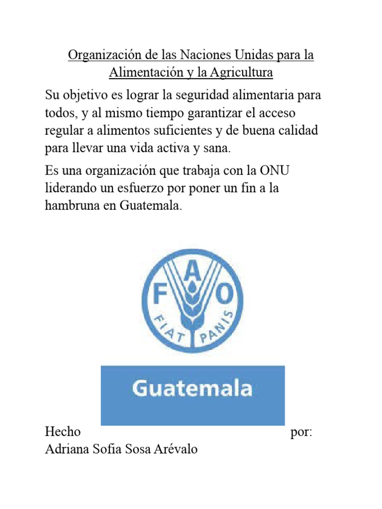 FAO | PDF