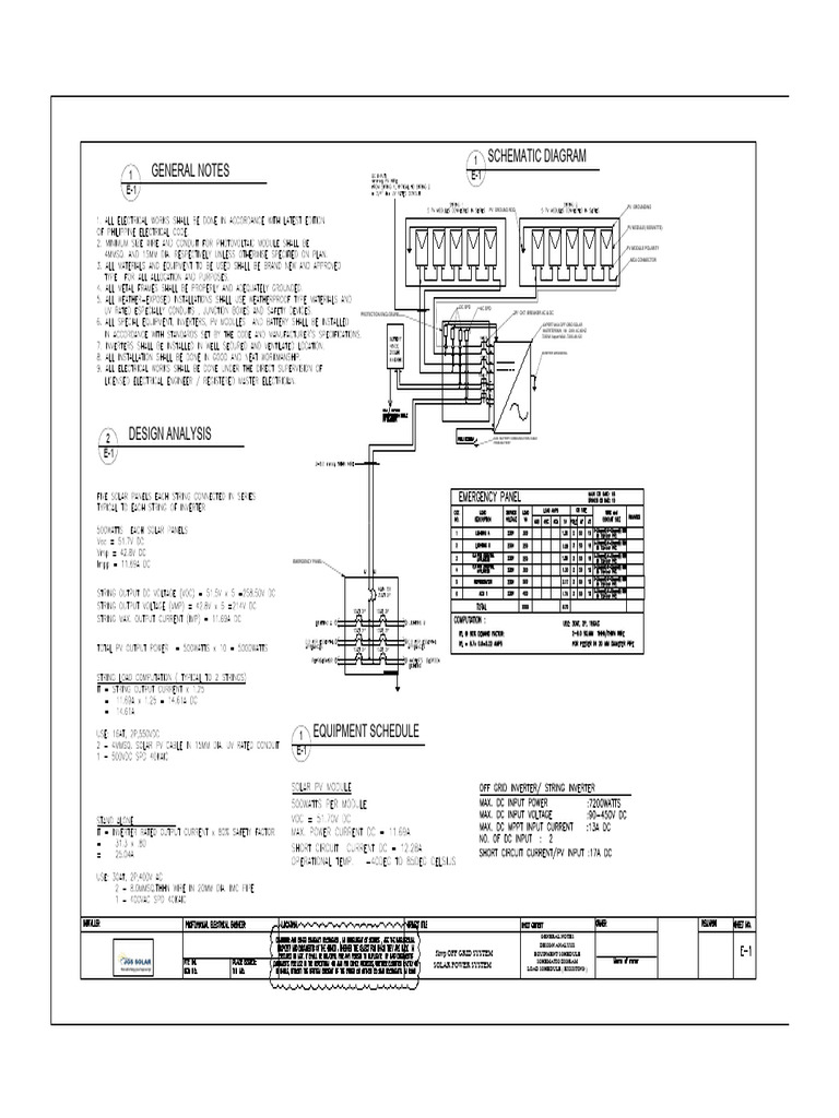 Solar - Design Plan - 5kwp - Off Grid - Black | Download Free PDF ...