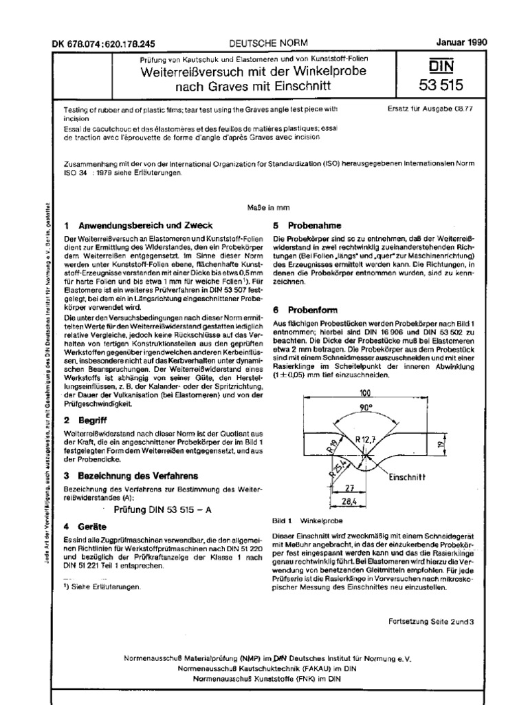 Din 53515-1990 | PDF