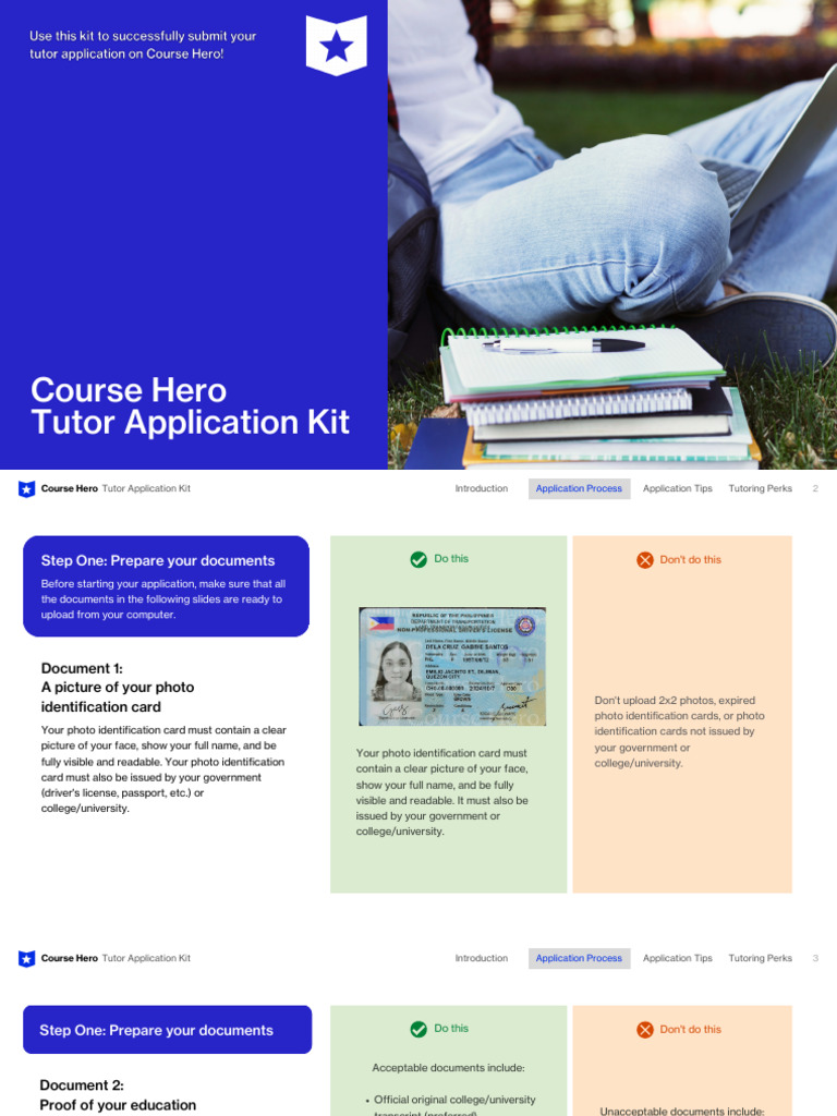 Tutor Application Kit | PDF | Identity Document | Cyberspace