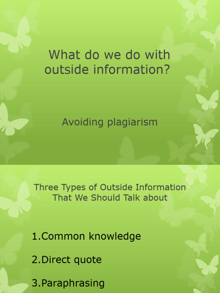 What_do_we_do_with_outside_information | PDF | Knowledge