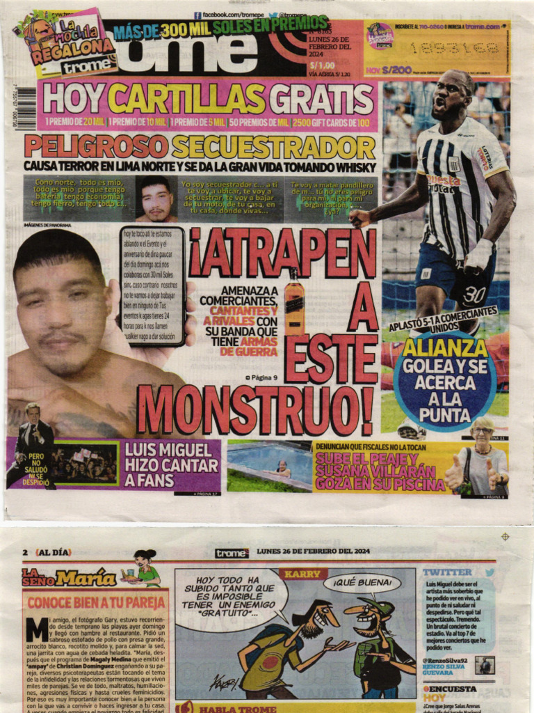 Diario Trome 26feb24 | PDF