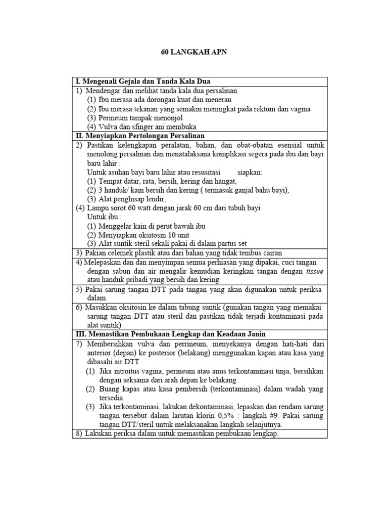 60 Langkah Apn | PDF