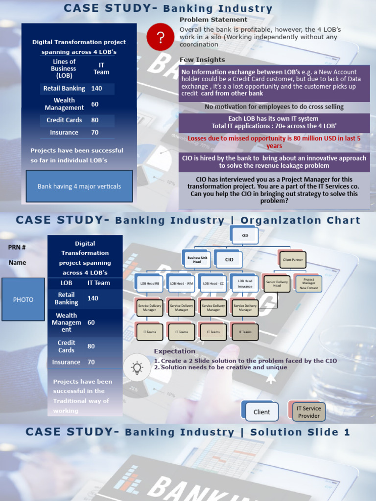 Banking Industry Case Study | PDF | Banks | Retail