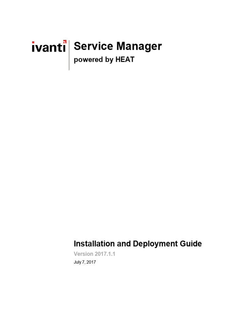 Ivanti Heat Requerimient Data Base | PDF | World Wide Web | Internet & Web