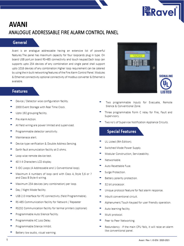 Avani-REV-1.10-EN 31 1 22 | PDF | Equipment | Computer Engineering