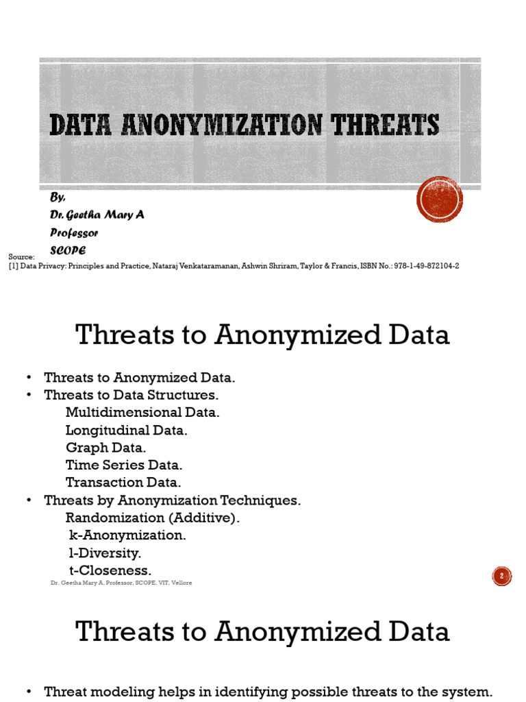 13-M5 - Data Anonymization Threats-18-03-2024 | PDF | Vertex (Graph ...