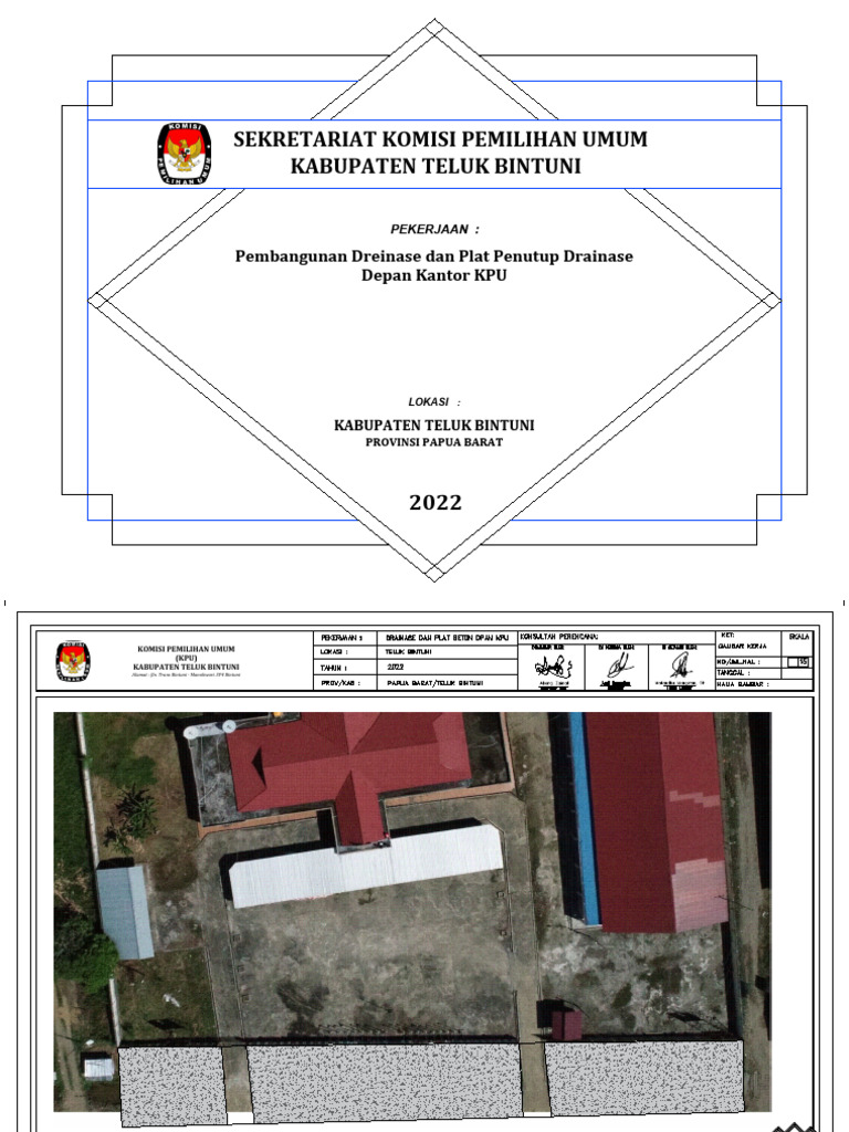 DRAINASE DEPAN KPU | PDF