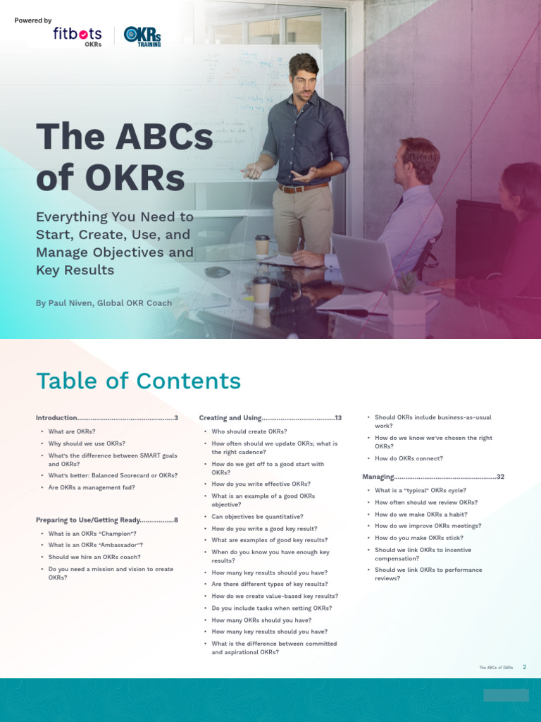 3-ABCs of OKRs | PDF | Goal | Goal Setting