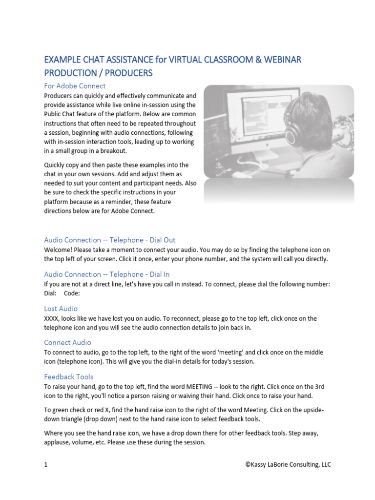 Example Producer Chat | PDF | Icon (Computing) | Telephone
