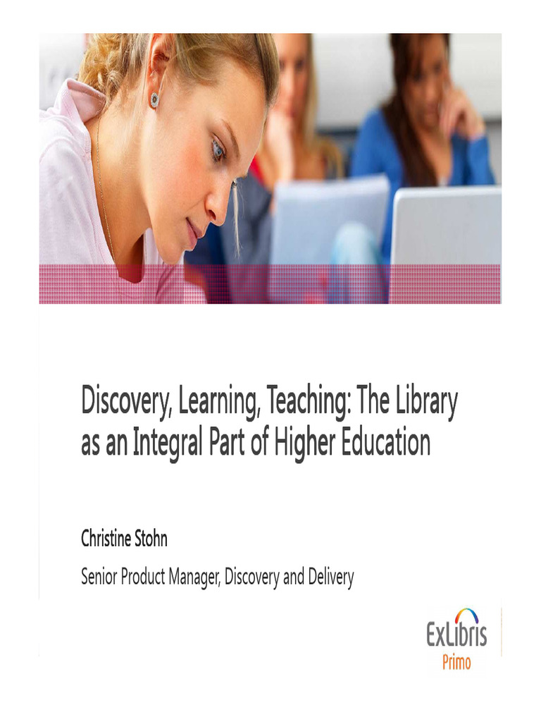 Discovery Learning Teaching The Library | PDF | Libraries | Books