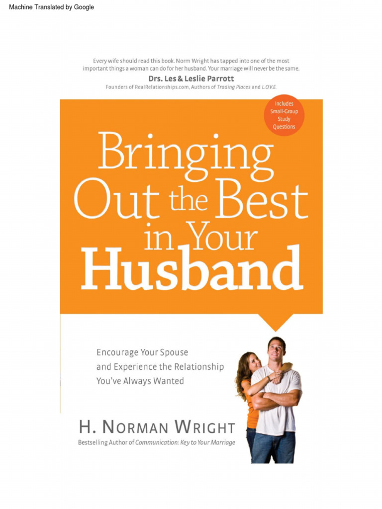 Sacando Lo Mejor de Su Marido H Norman Wright Traducido Con Google | PDF | Amor | Pescado