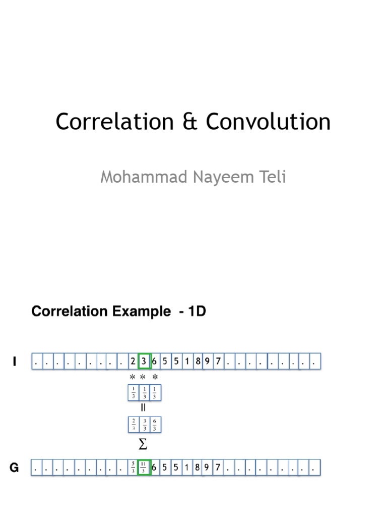 9 CrossCorrelation | PDF | Filter (Signal Processing) | Convolution