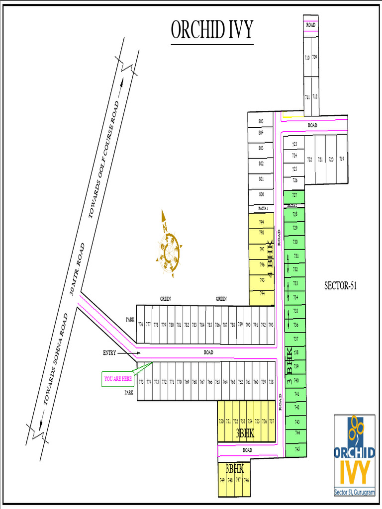 Lay Out Plan Orchid IVY Floor | PDF