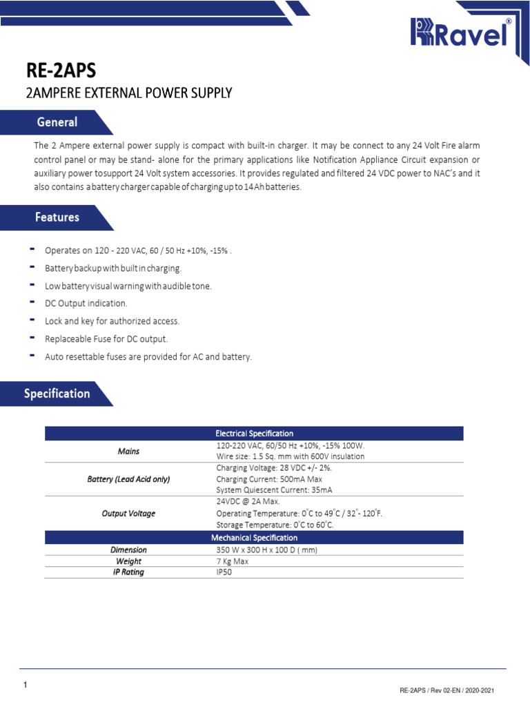 Re 2aps Rev 02 en | Download Free PDF | Power Supply | Battery Charger