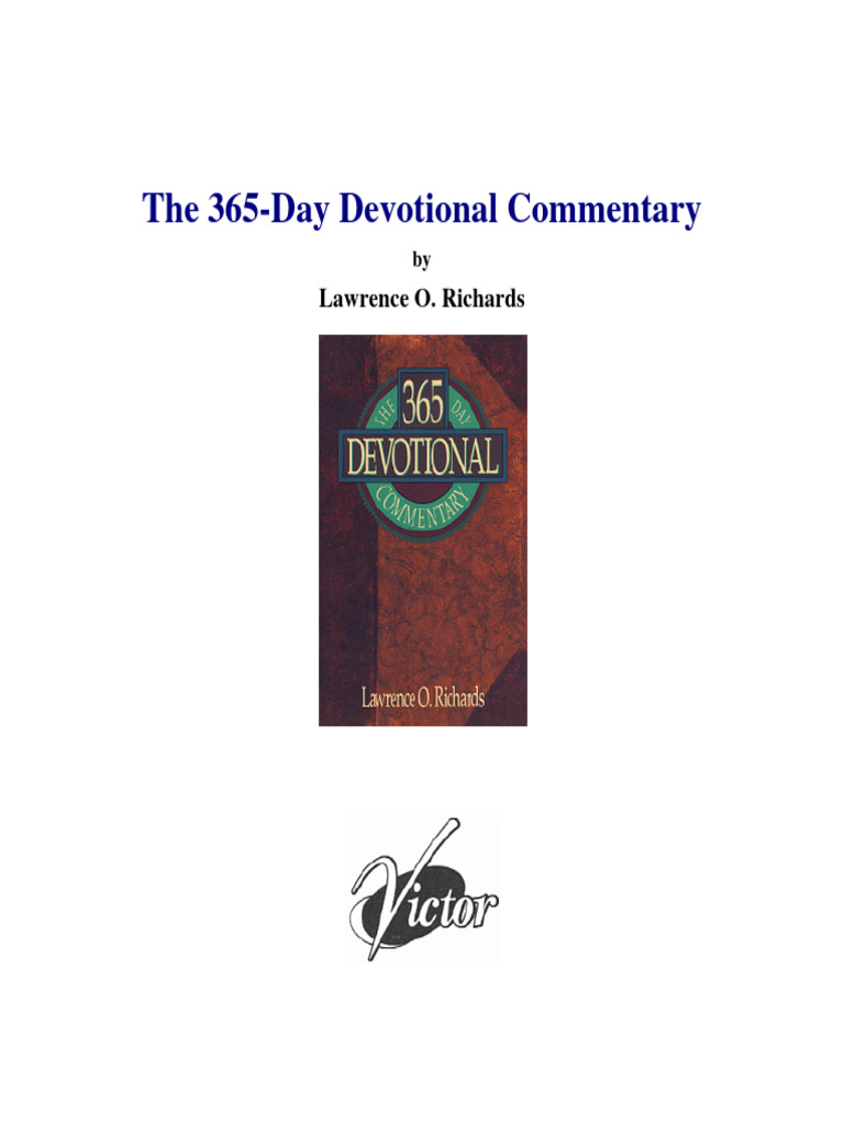The 365 Day Devotional Commentary 978 0896935037 Compress | PDF | Adam | Book Of Genesis