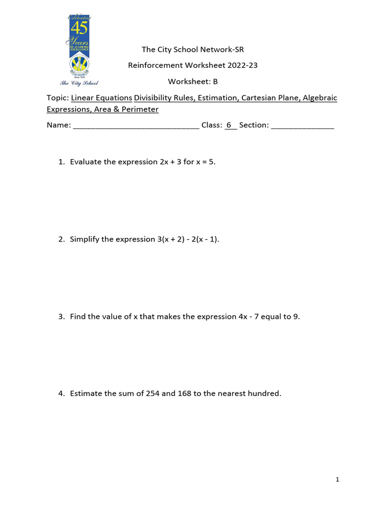 grade-6-work-sheet-b | PDF