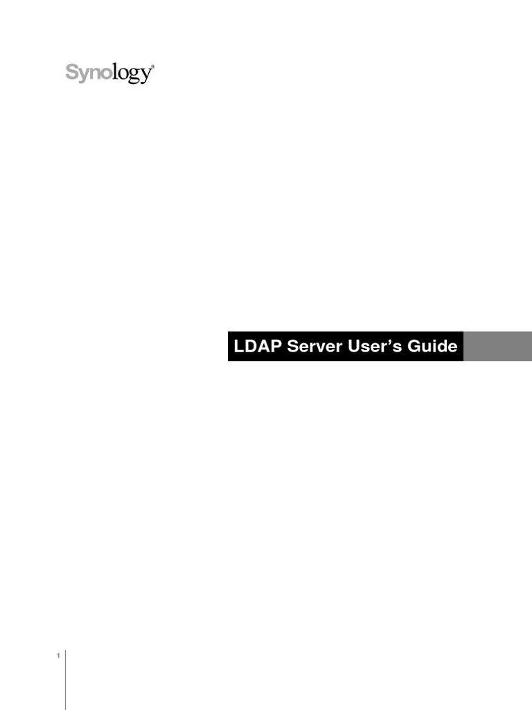 Synology LDAP Server Setup Guide | PDF | Windows Registry | Superuser