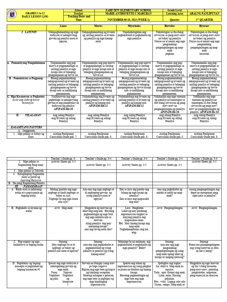 AP 1 Q2 Week 1 | PDF